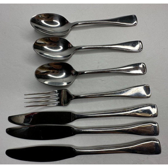 Oneida | Dining | Oneida Moda Stainless Flatware Replacement 7 Pc Fork ...